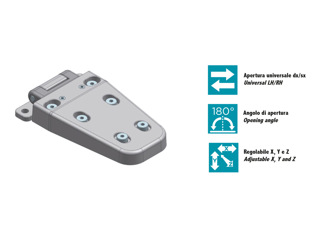 Hinges Code CFG 470 | Enginia S.r.l.